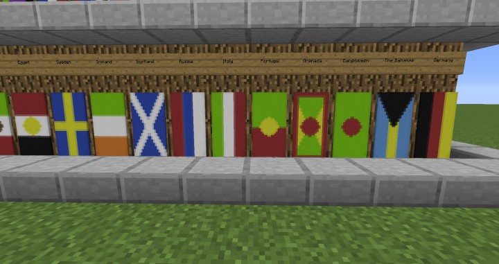 World Flags!! Minecraft Project