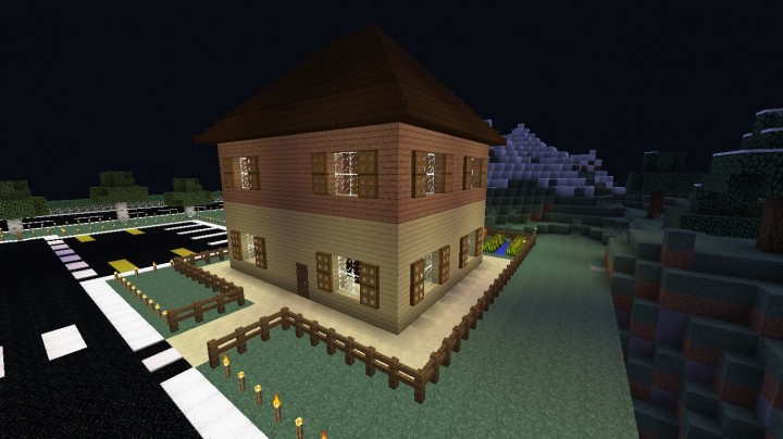 Highway city (based on Croatian traffic signs) Minecraft Map