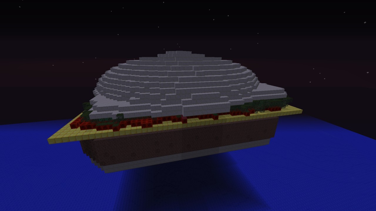 Giant Cheeseburger/Cheeseburger Server Spawn Minecraft Map