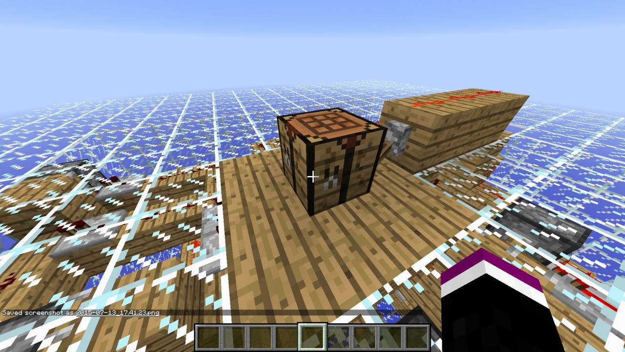 Hidden Crafting Table 1.8/1.7 Minecraft Map