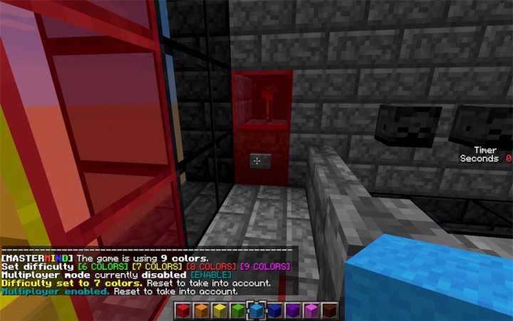 [1.8] MASTERMIND Redstone Minigame – The original puzzle! [6 to 9 ...