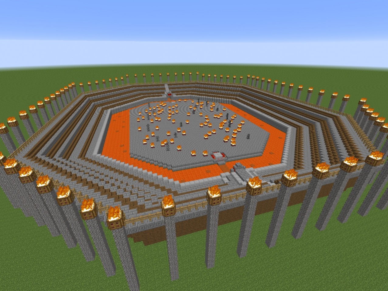 Arena of Fire Minecraft Map