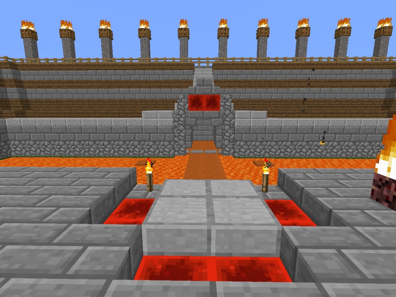 Arena of Fire Minecraft Map