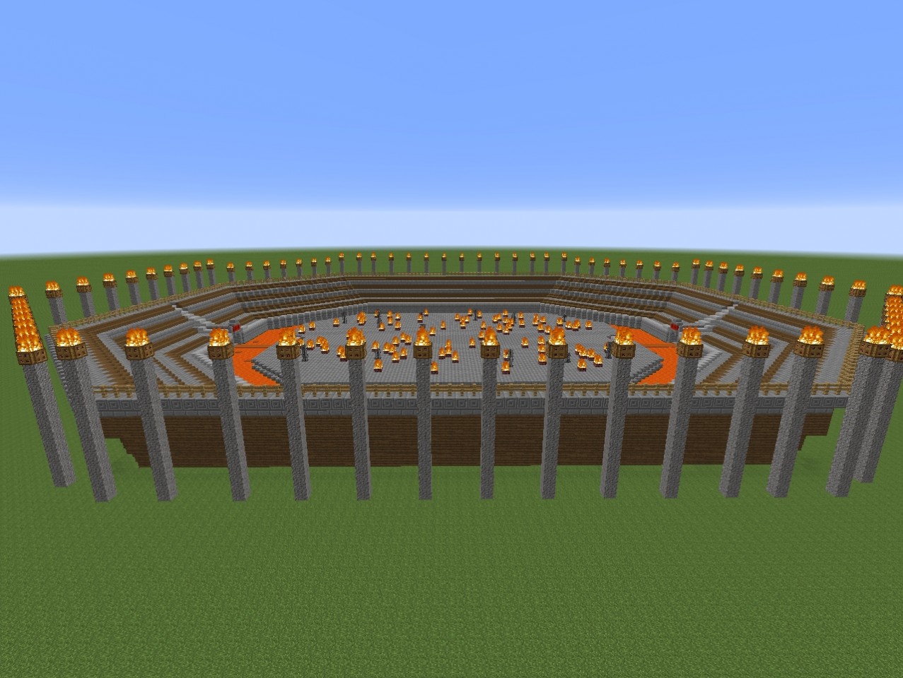 Arena of Fire Minecraft Map
