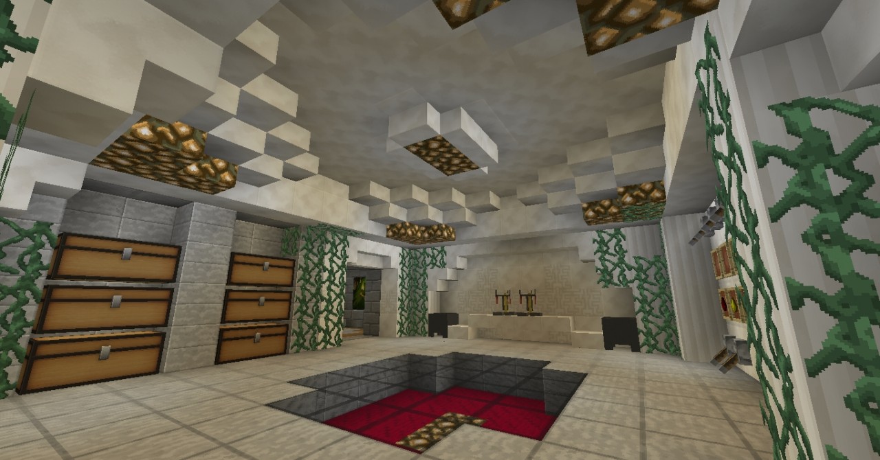 Alchemical room with enchant and farms warts Minecraft Map