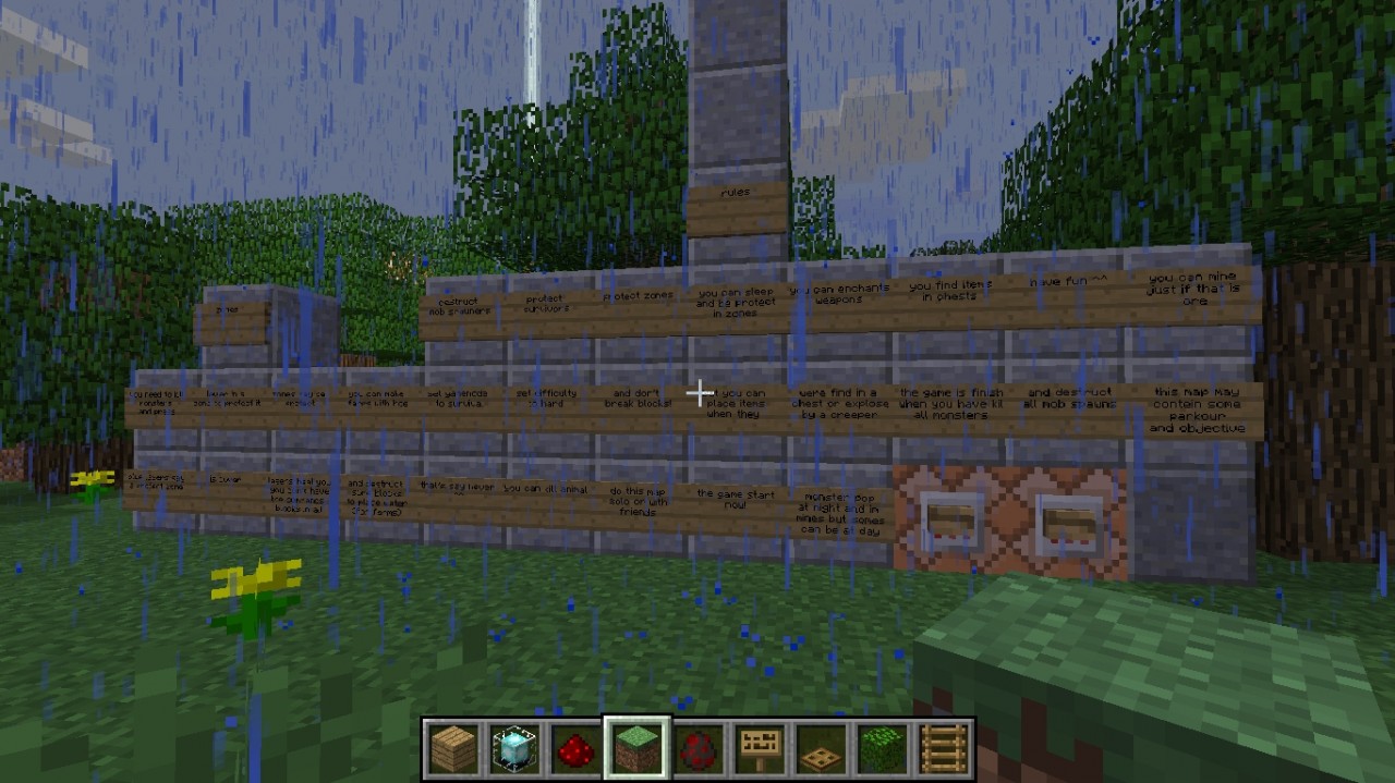 Zombie world Minecraft Map