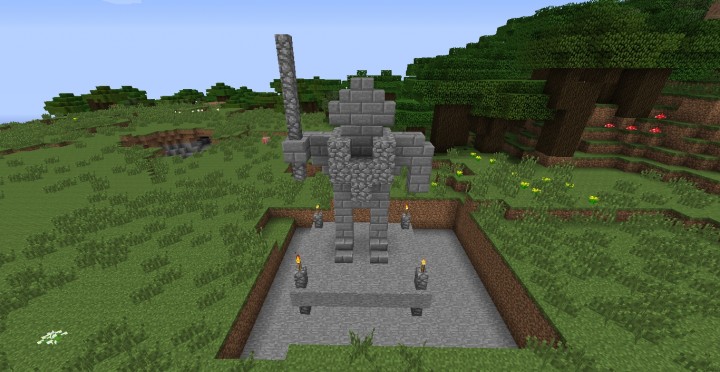 A Couple Small Statues Minecraft Map
