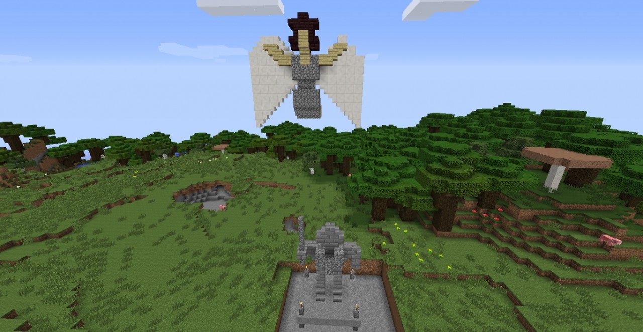 A Couple Small Statues Minecraft Map