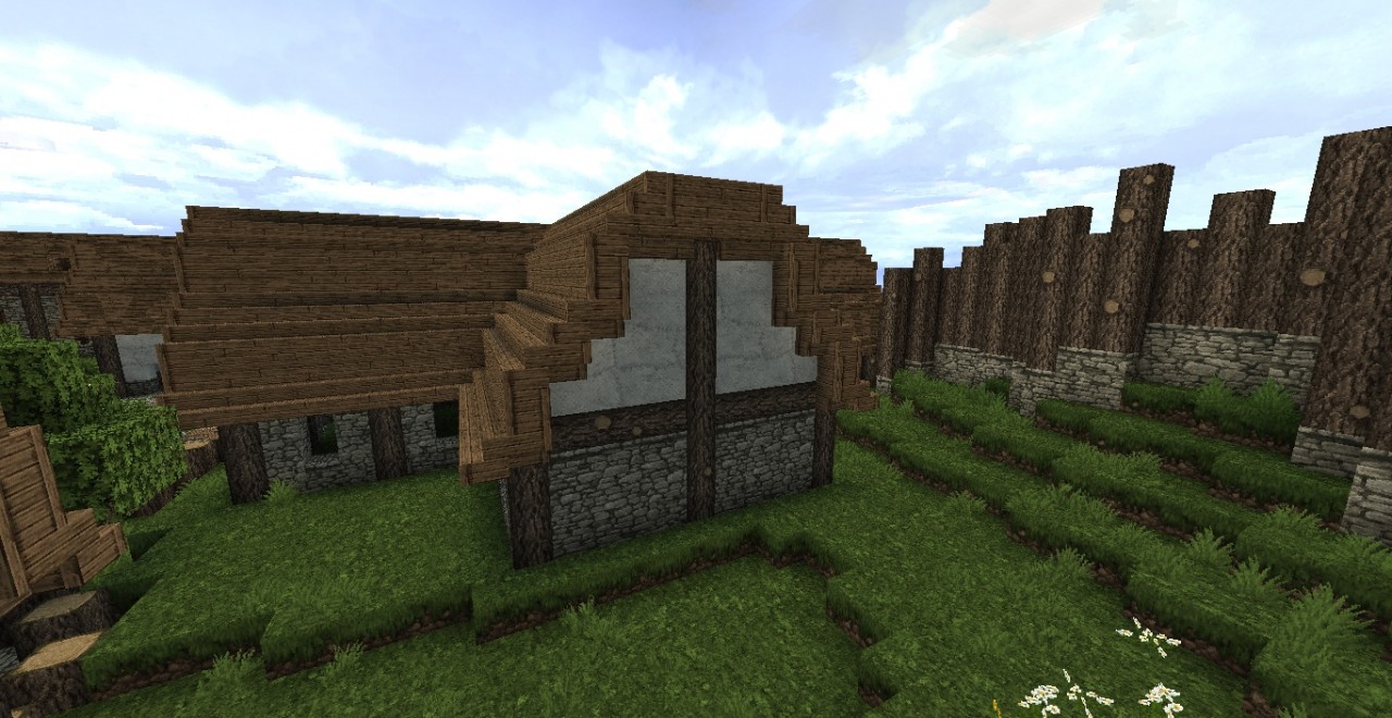 Medieval Village Main Building (Gothic 2 Like) Minecraft Map