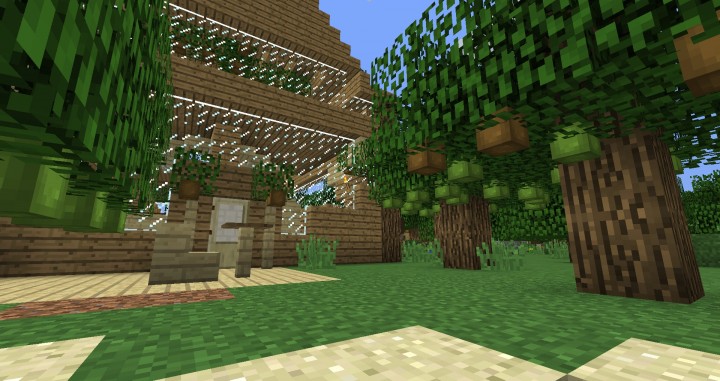 [1.8] Coconuts! - One Comand - Growable, Edible Coconuts and Coconut Milk! V4 Minecraft Map