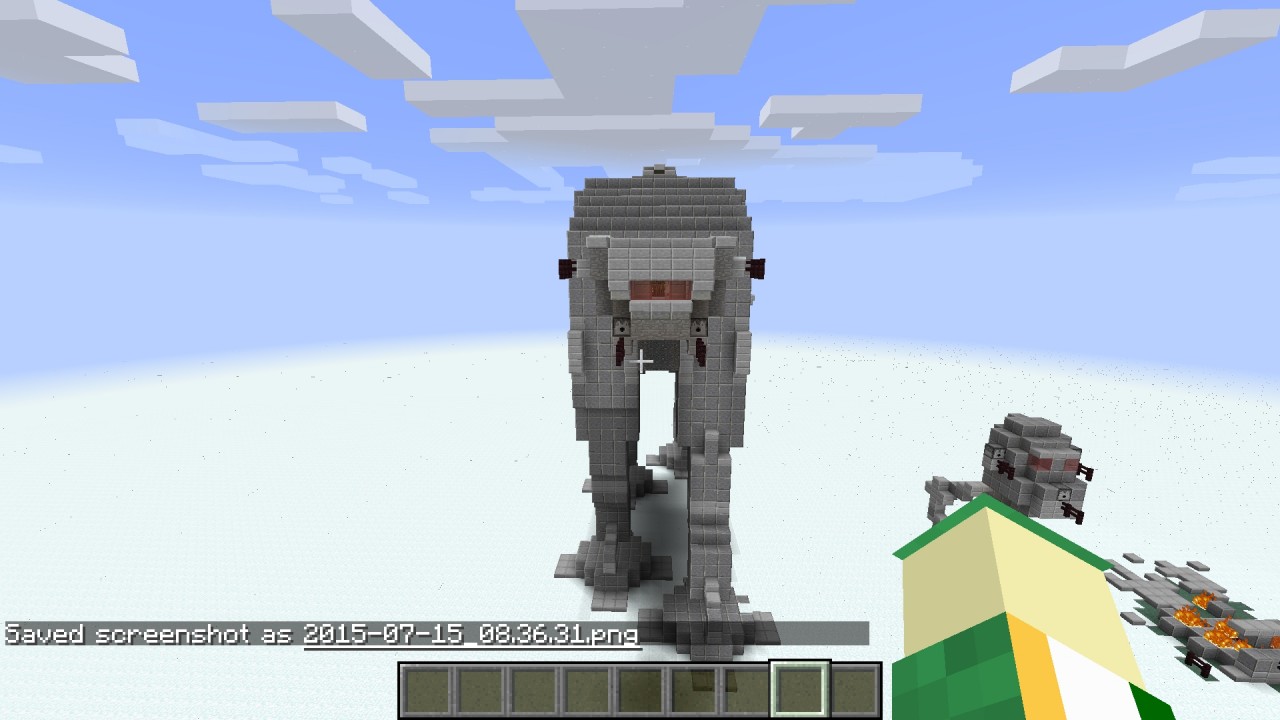 Star Wars At-At and At-St Minecraft Project