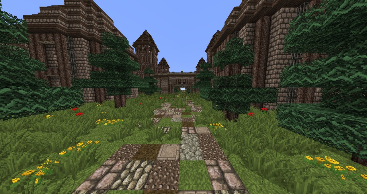 Medieval spawn Minecraft Map