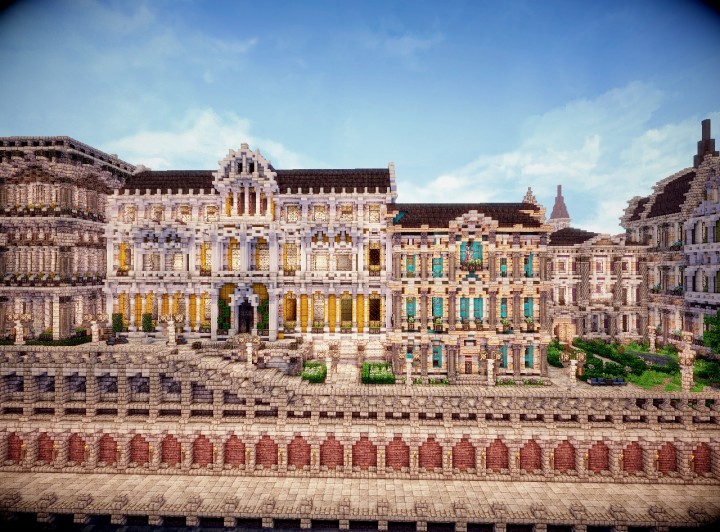 [Glaciem] - Pedestrian Area of Lucrécy Minecraft Map