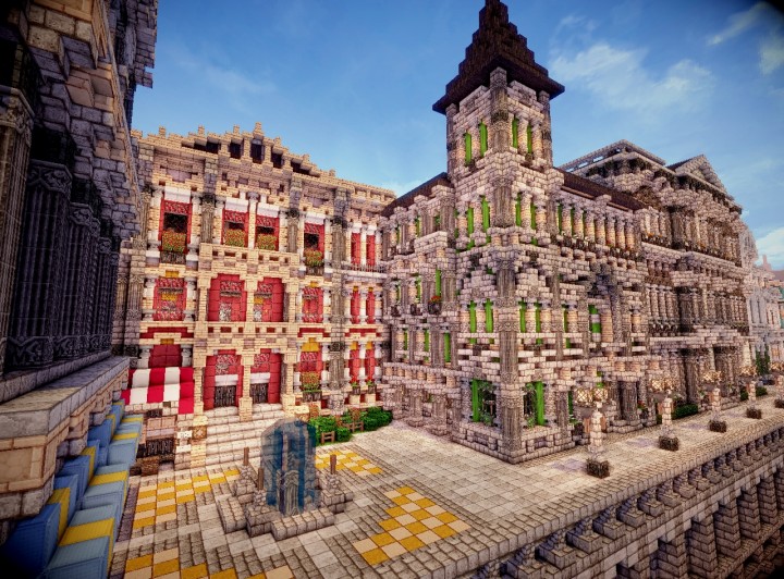 [Glaciem] - Pedestrian Area of Lucrécy Minecraft Map