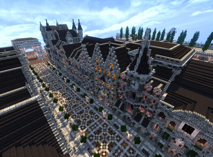 [Glaciem] - Pedestrian Area of Lucrécy Minecraft Map