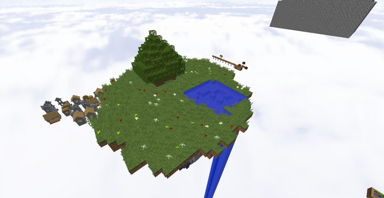 hard skyblock Minecraft Map