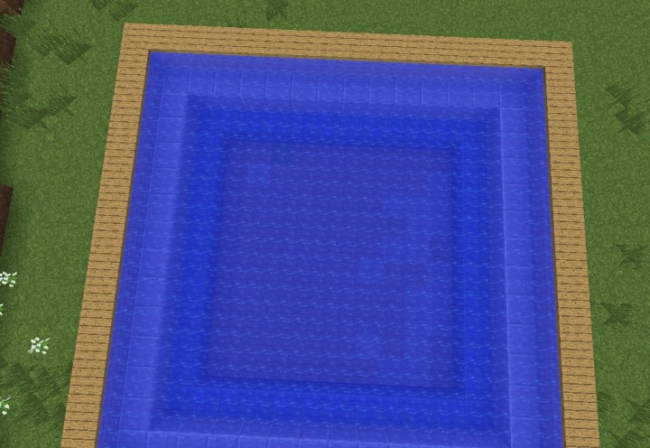 Diving board jump off into the pool of summer! Minecraft Map