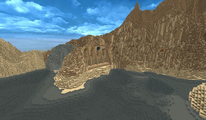 Temple of Hatshepsut Deir El Bahri (Valley of the Kings) Minecraft Map