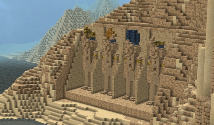 Temple of Hatshepsut Deir El Bahri (Valley of the Kings) Minecraft Map