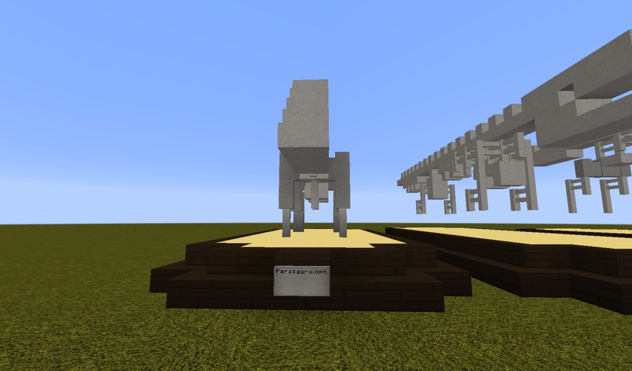 Dinosaur Skeletons 2 | Almost 1:1 Scale Minecraft Map