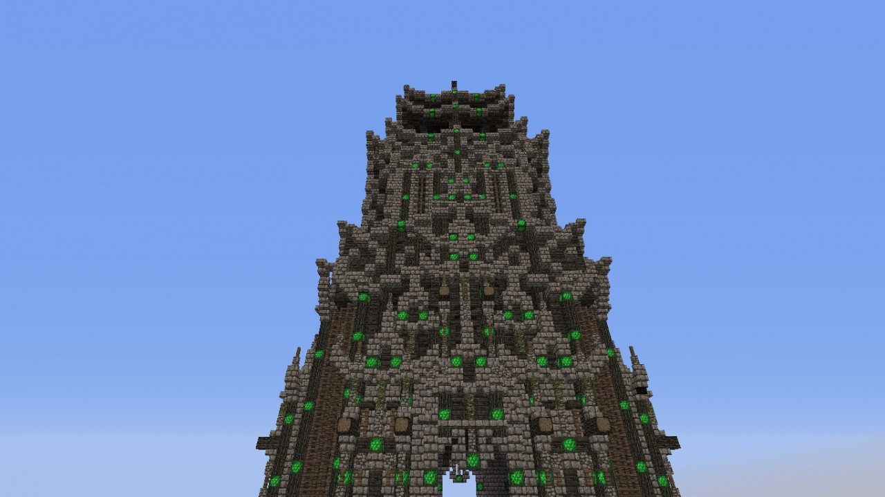 Fantasy Emerald Tower Minecraft Map