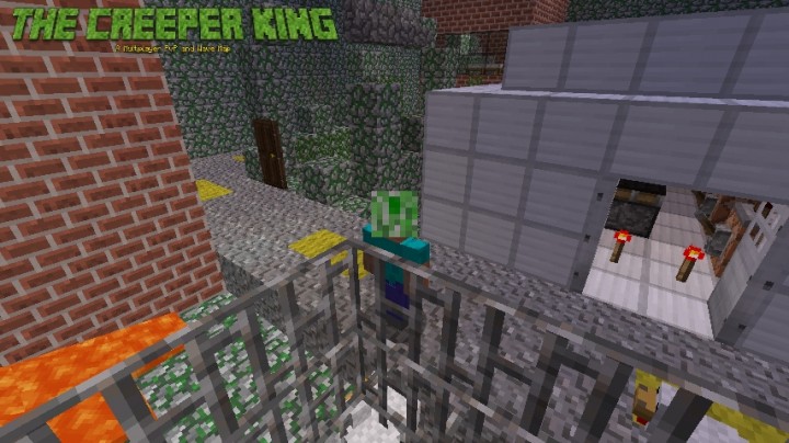 The Creeper King Minecraft Map