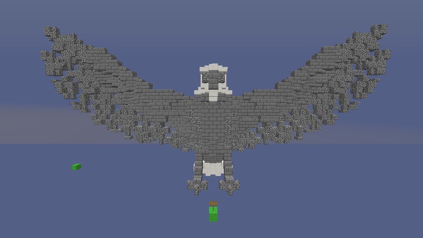 Golden Eagle inspired from an picture Minecraft Map
