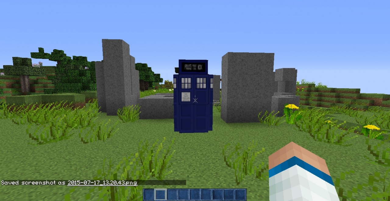The T.A.R.D.I.S. AKA Tardis from Doctor Who Minecraft Map