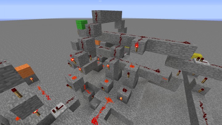 8-Bit Divider Minecraft Project