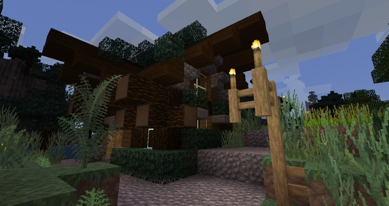 Simple Farm House Neighbors Minecraft Map