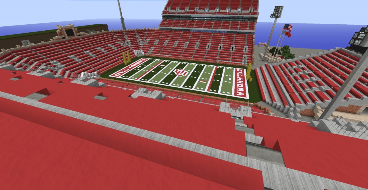 Oklahoma Memorial Stadium Minecraft Map