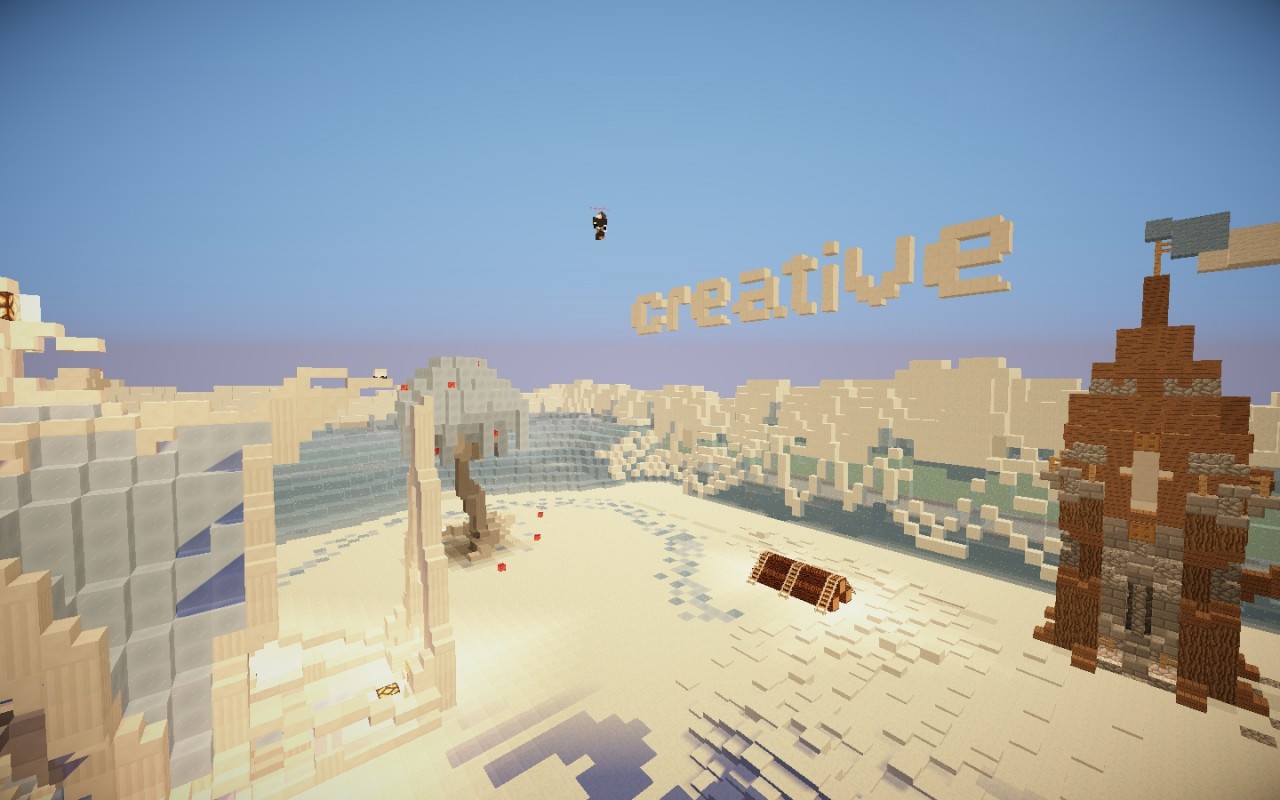 Creative Spawn FadeCloud Minecraft Map