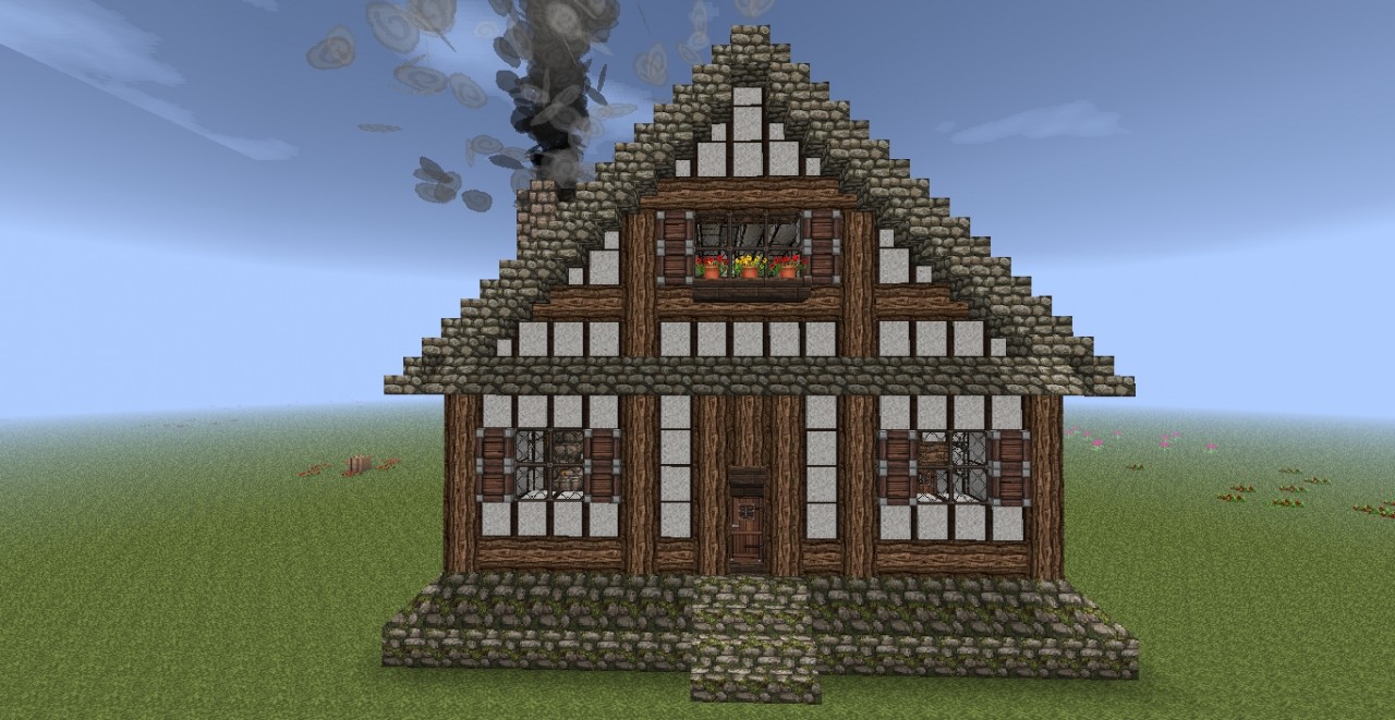Simple Medieval House Minecraft Map