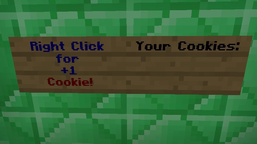 Cookie Clicker v2.1 Minecraft Map