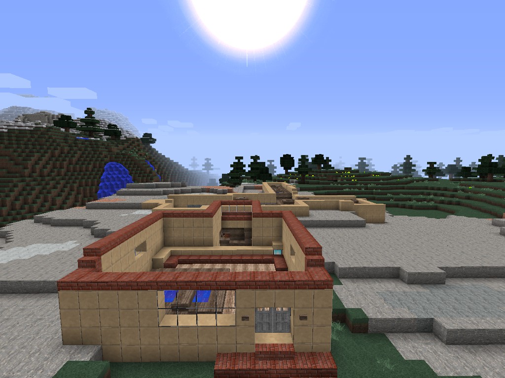 Underground House Minecraft Map