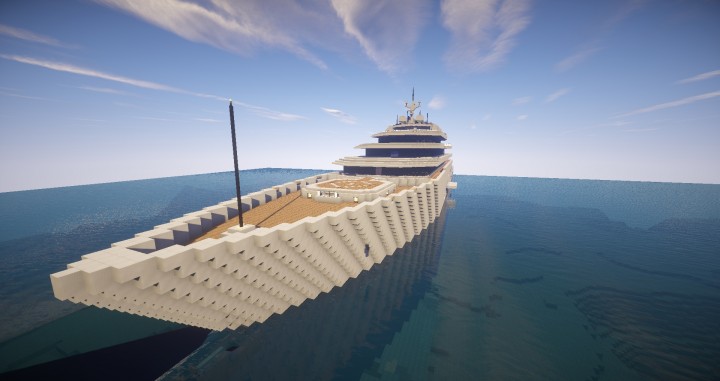 ECLIPSE Mega Yacht Minecraft Map