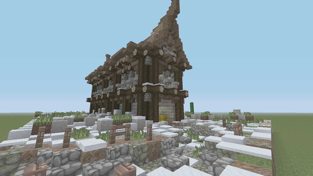 Architectural Vignette: Nordic House Minecraft Map