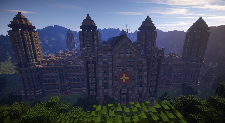[Spawn / Building] Palace of the Gods Minecraft Map