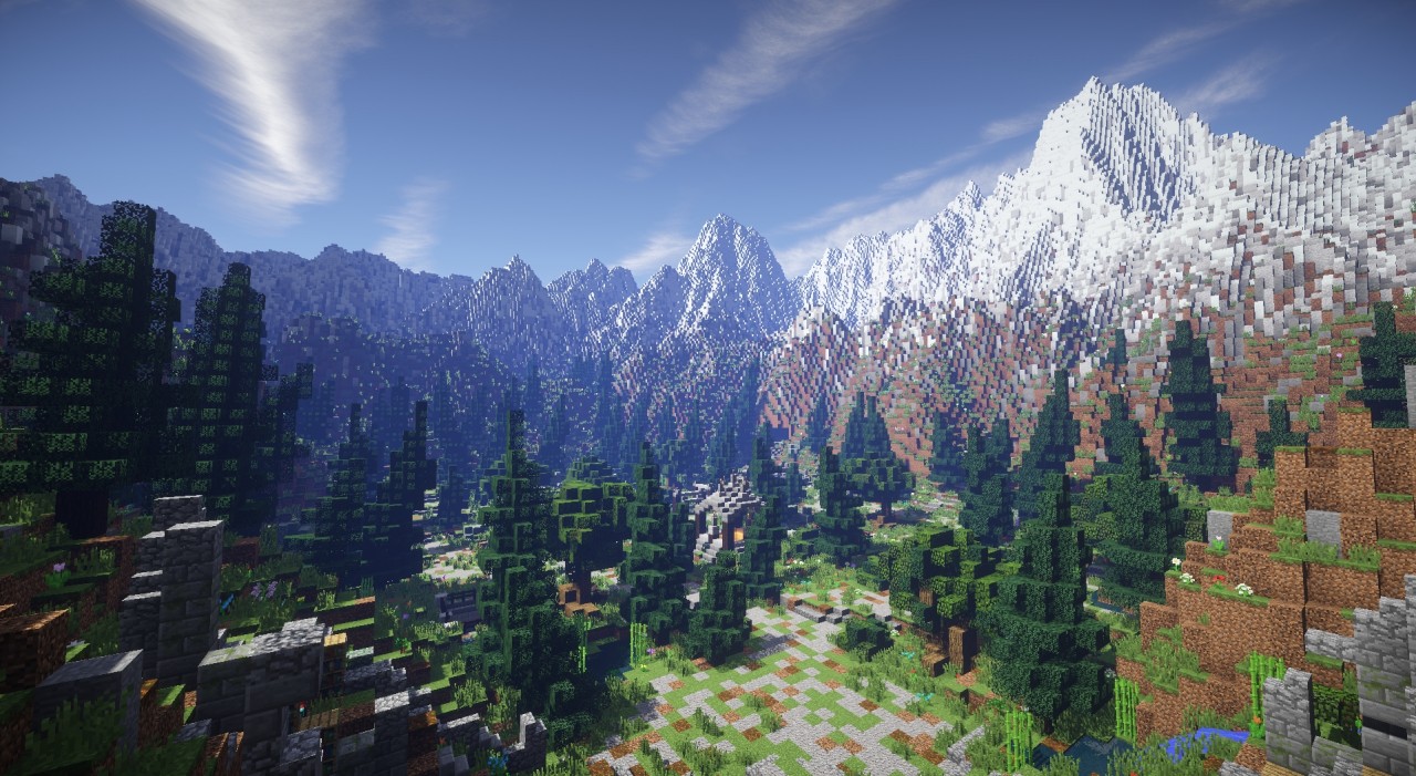 [Spawn / Factions] The White Mountains Minecraft Map
