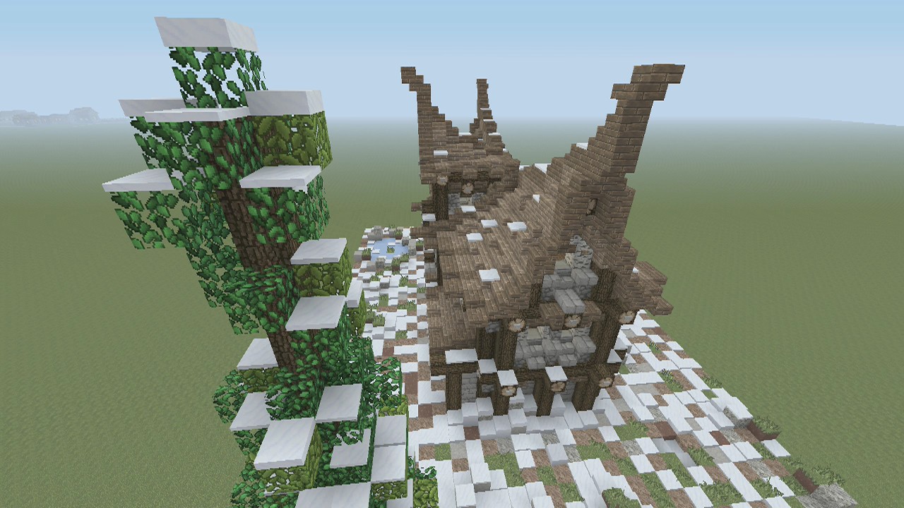 Architectural Vignette: Nordic House Minecraft Map