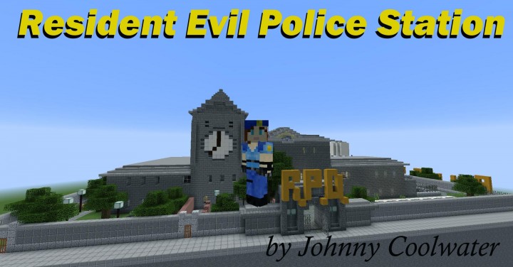 Resident Evil 2/3 Police Station Minecraft Map
