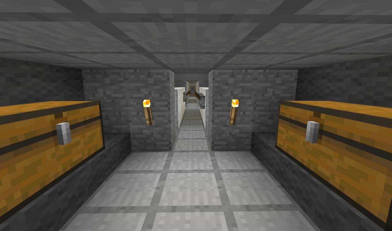 Tench Class Submarine with Full Interior Minecraft Map