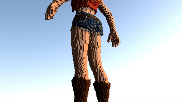 Sexy Girl Sculpture Minecraft Map