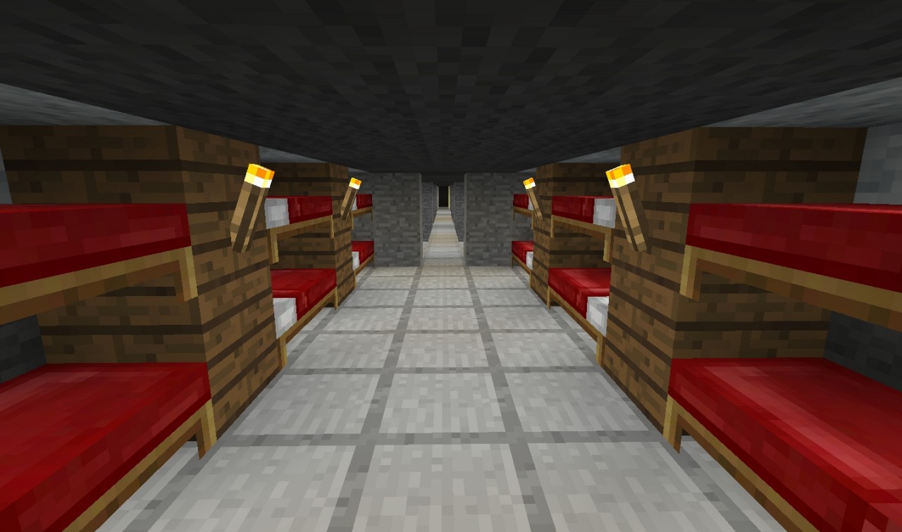 Tench Class Submarine with Full Interior Minecraft Map