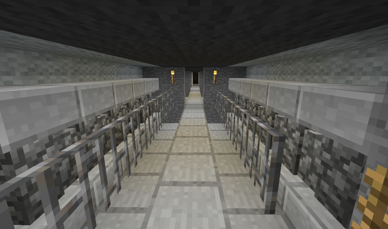 Tench Class Submarine with Full Interior Minecraft Map