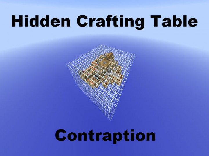 Hidden Crafting Table 1.8/1.7 Minecraft Map