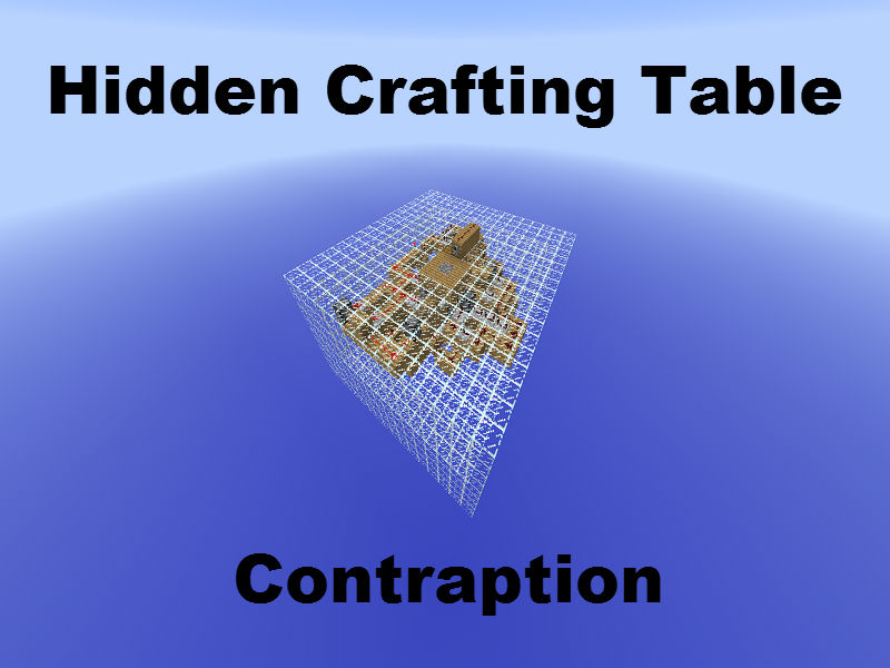 Hidden Crafting Table 1.8/1.7 Minecraft Map