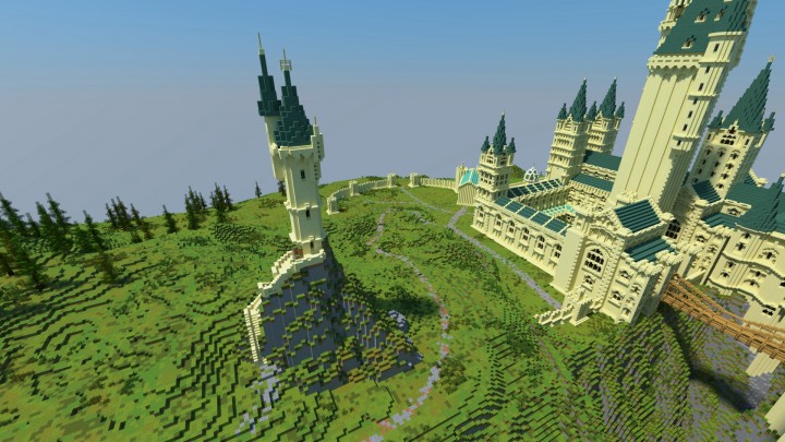 Hogwarts Replica - 255 blocks + Download Minecraft Map
