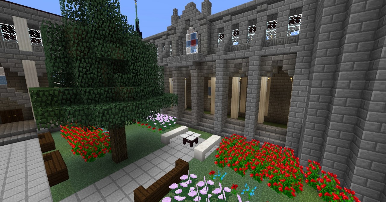 Witcher 3 Vizima Palace Minecraft Map