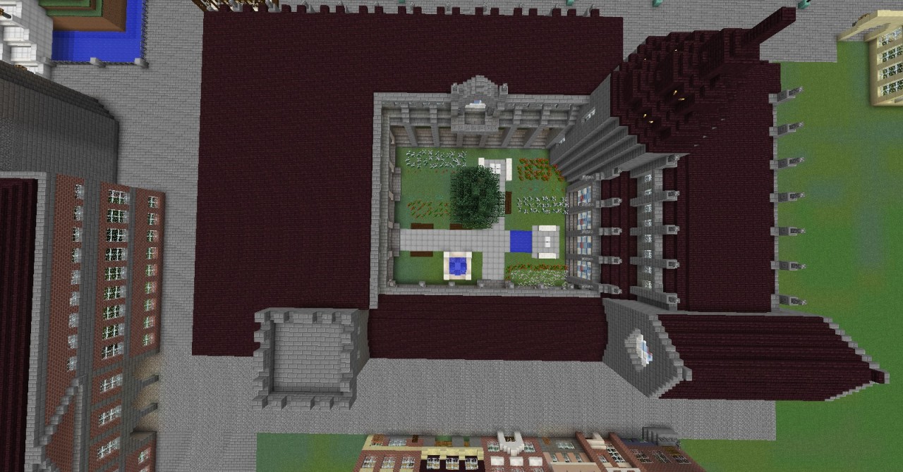 Witcher 3 Vizima Palace Minecraft Map